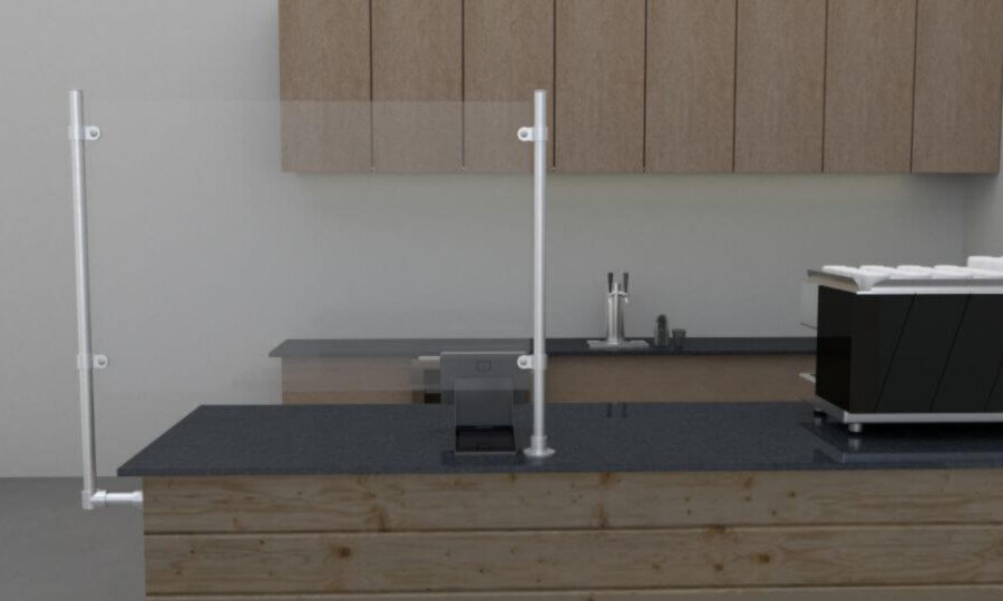 7 Sneeze Guard Designs to Protect Workers and Customers | Simplified ...