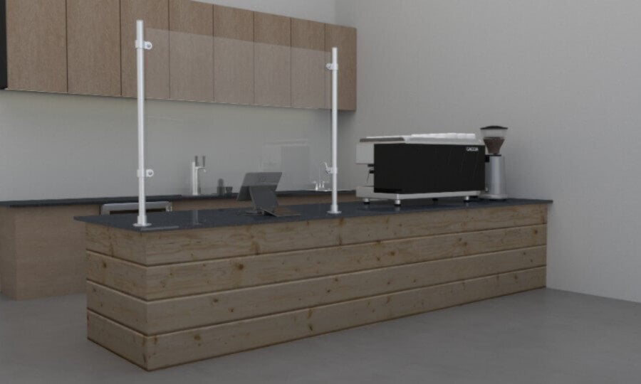 7 Sneeze Guard Designs to Protect Workers and Customers | Simplified ...